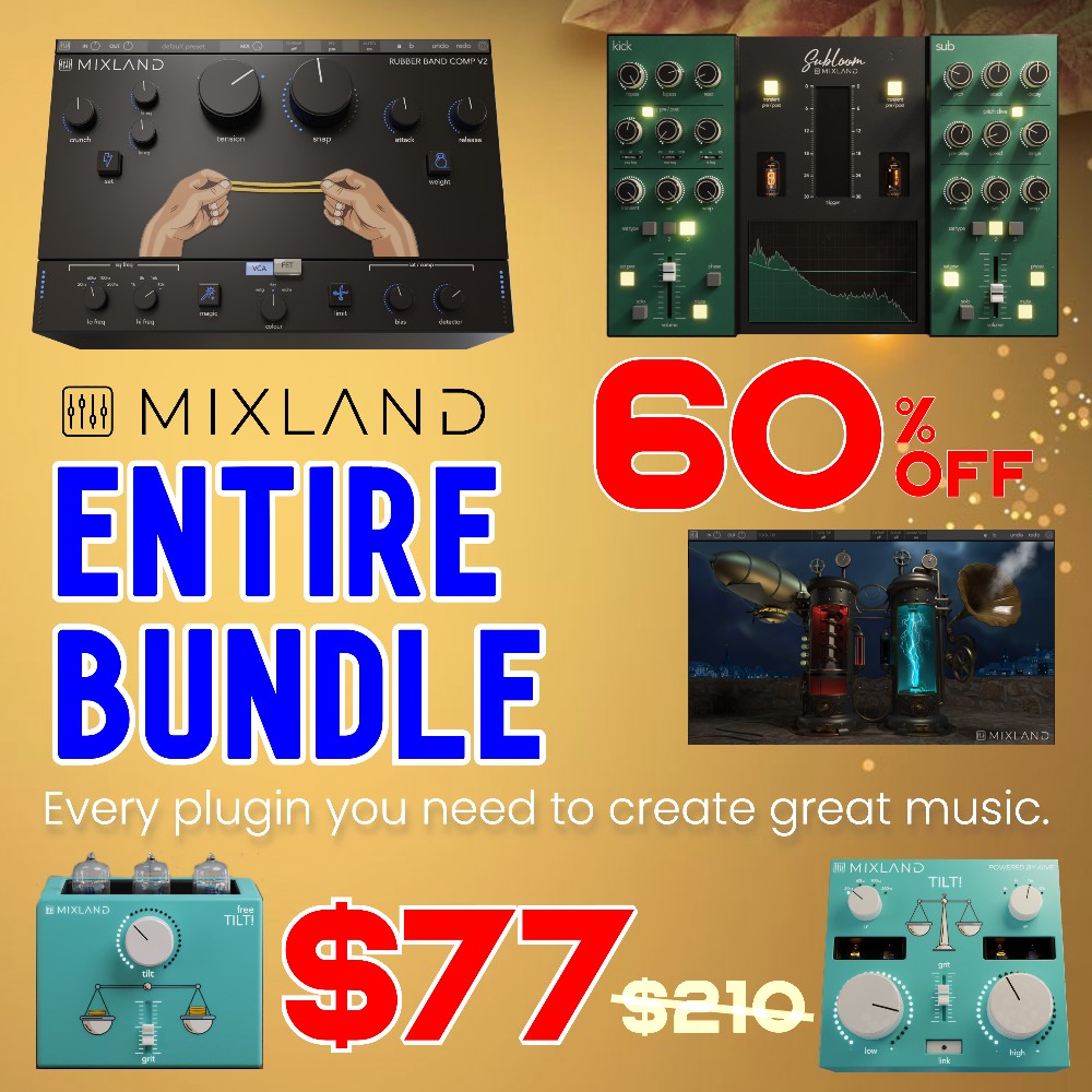 MIXLAND: Plugins for Music Production, Mixing, and Engineering